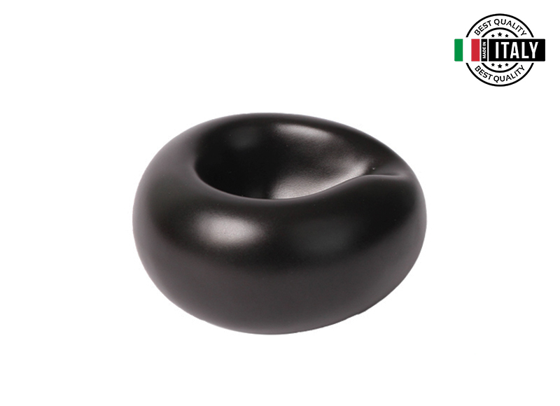 CHACOM Matte Black Pipe Stand – Elegant Ceramic Pipe Holder