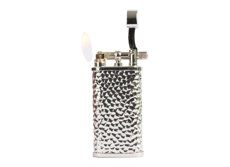 CHACOM X TSUBOTA PEARL Lighter Pipe Flint CC105 - Hammered Silver ...