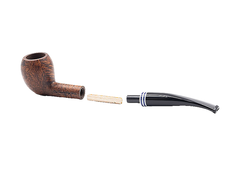 Pipe à fumer pour Débutant The French Pipe Unie n°16 | Kit Complet