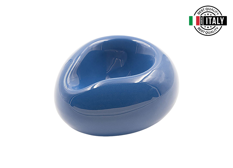 CHACOM Light Blue Pipe Stand – Handmade Ceramic Pipe Rest from Italy