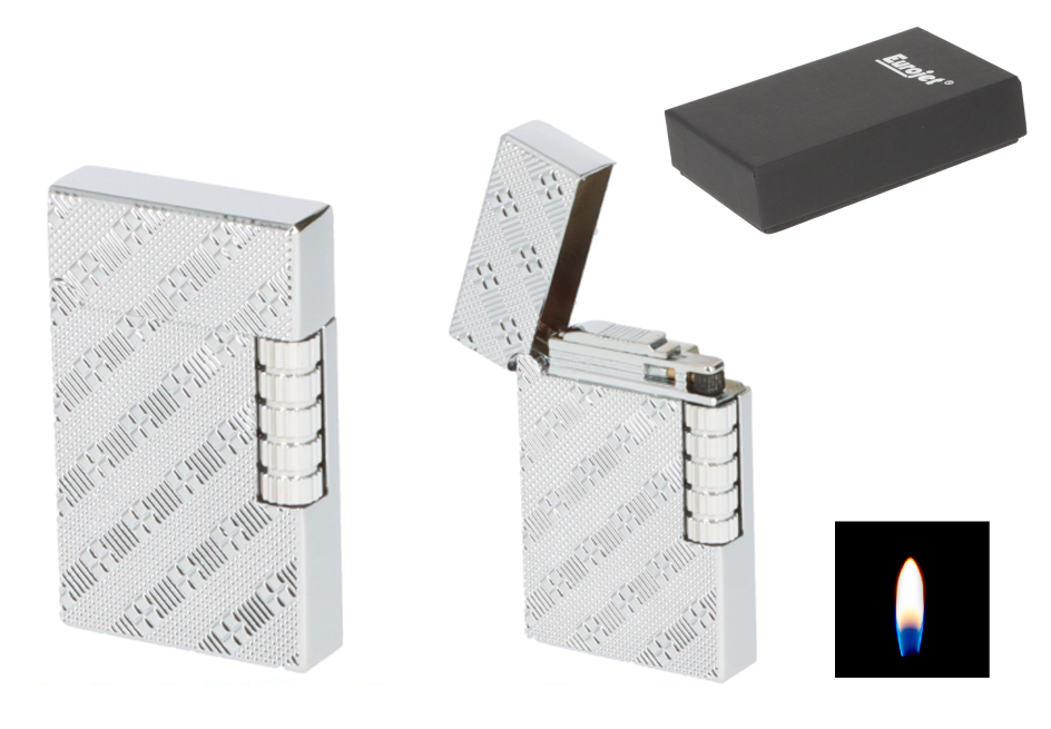 EUROJET Lighter "Milan" Flint A252114 - Chrome - ACCESSORIES - Lighters ...