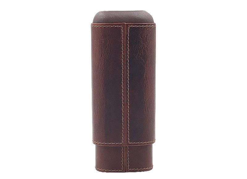 Hard cigar case Cig-R CC1414 vintage brown - ACCESSORIES - Cigar ...