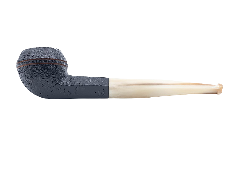 ROPP Vintage Sandblasted Briar 415 Tobacco Pipe – Small Straight Bulldog